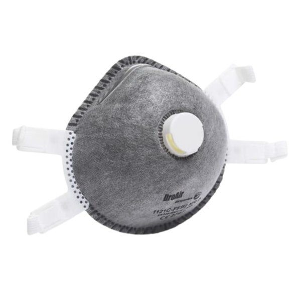 Dromex Moulded Active Carbon FFP2 Disposable Mask 5/Box