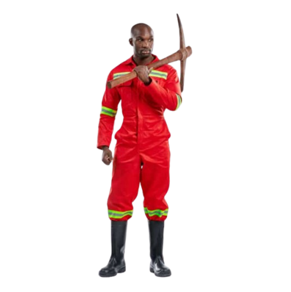 Dromex J54 Red Reflective Mining Spec Boilersuit